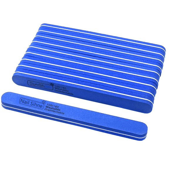 FloreceBien Nail Files for Acrylic Nails Grit Nail Buffering Files ...