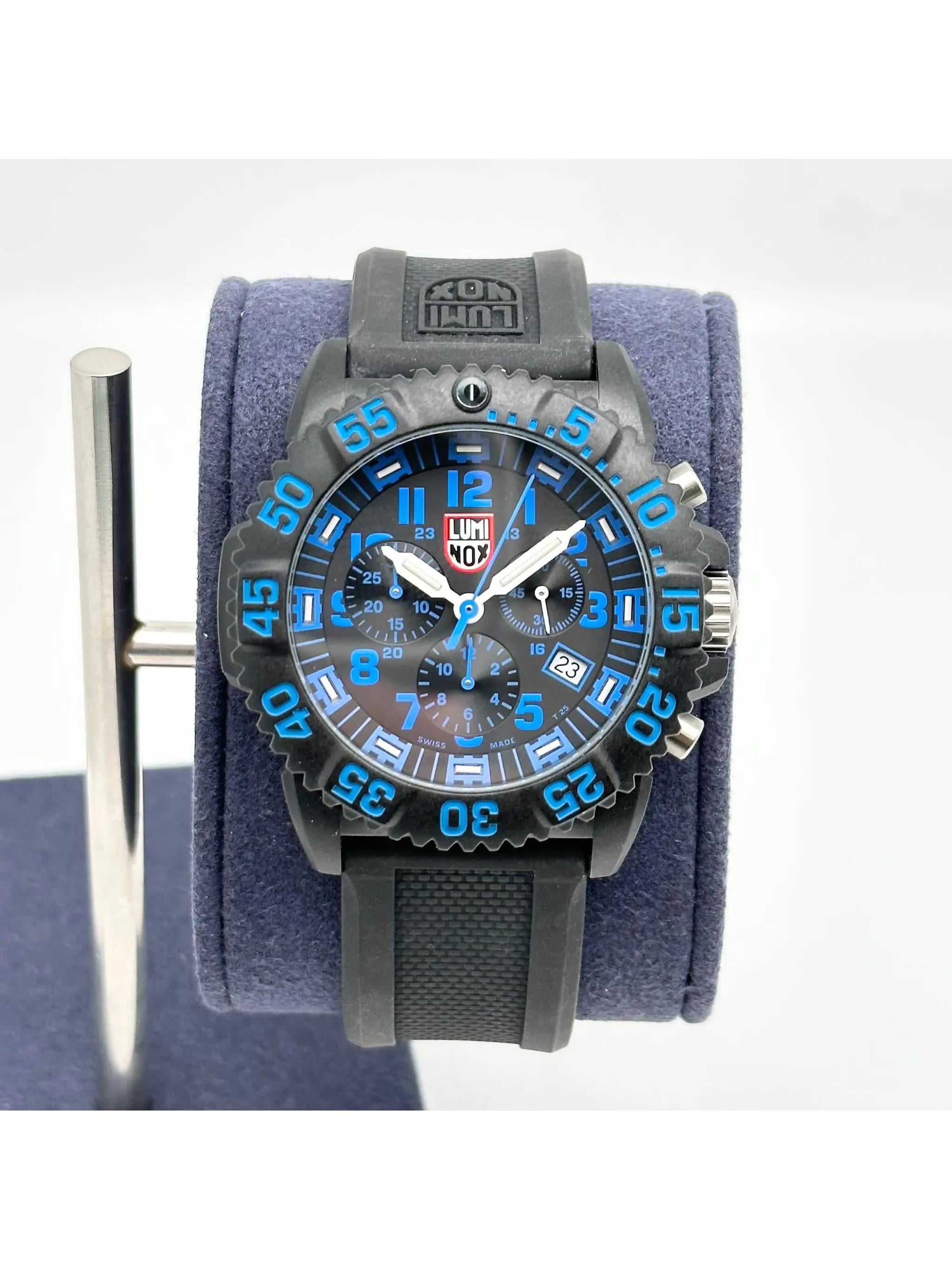 Luminox Navy Seal Colormark Chronograph Black Dial Quartz Mens Watch XS ...