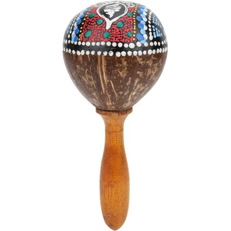 Wooden Maracas,Coconut Shell Sand Hammer Toy Percussion Musical ...