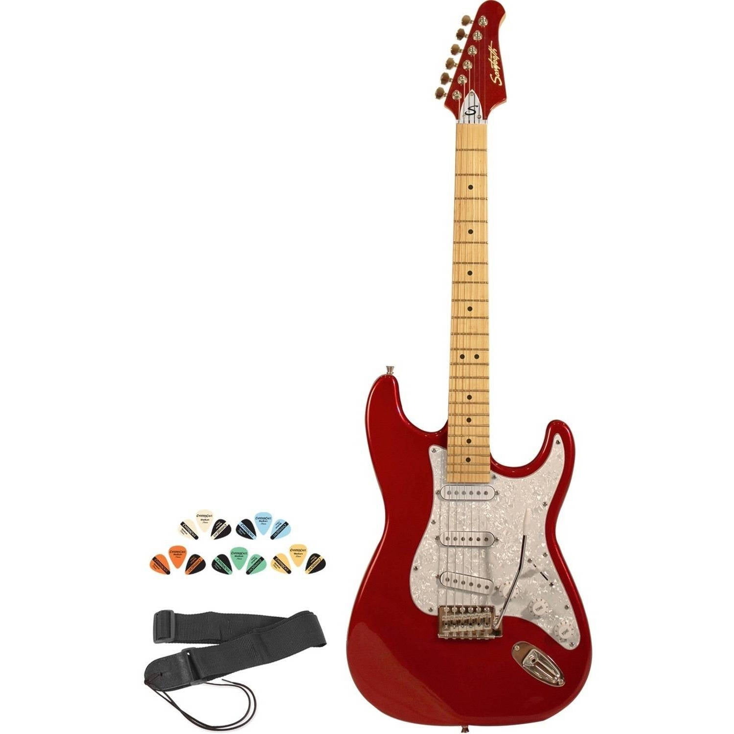 Sawtooth ES Series Electric Guitar Kit with ChromaCast Accessories ...
