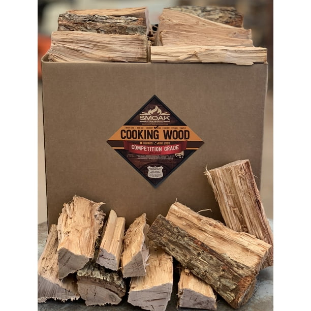 Smoak Firewood's Cooking Wood Mini Logs (8inch pieces 60-70lbs) - Pecan ...