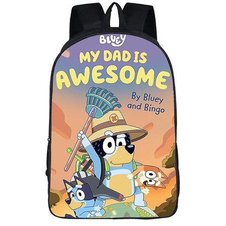 Bluey Student Schoolbag Large-capacity Single-layer Backpack ...