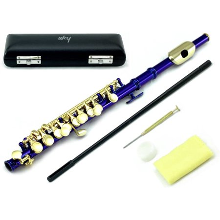 Baroque Recorder 8 holes,Soprano C Key Recorder Made of Maple Wood with ...