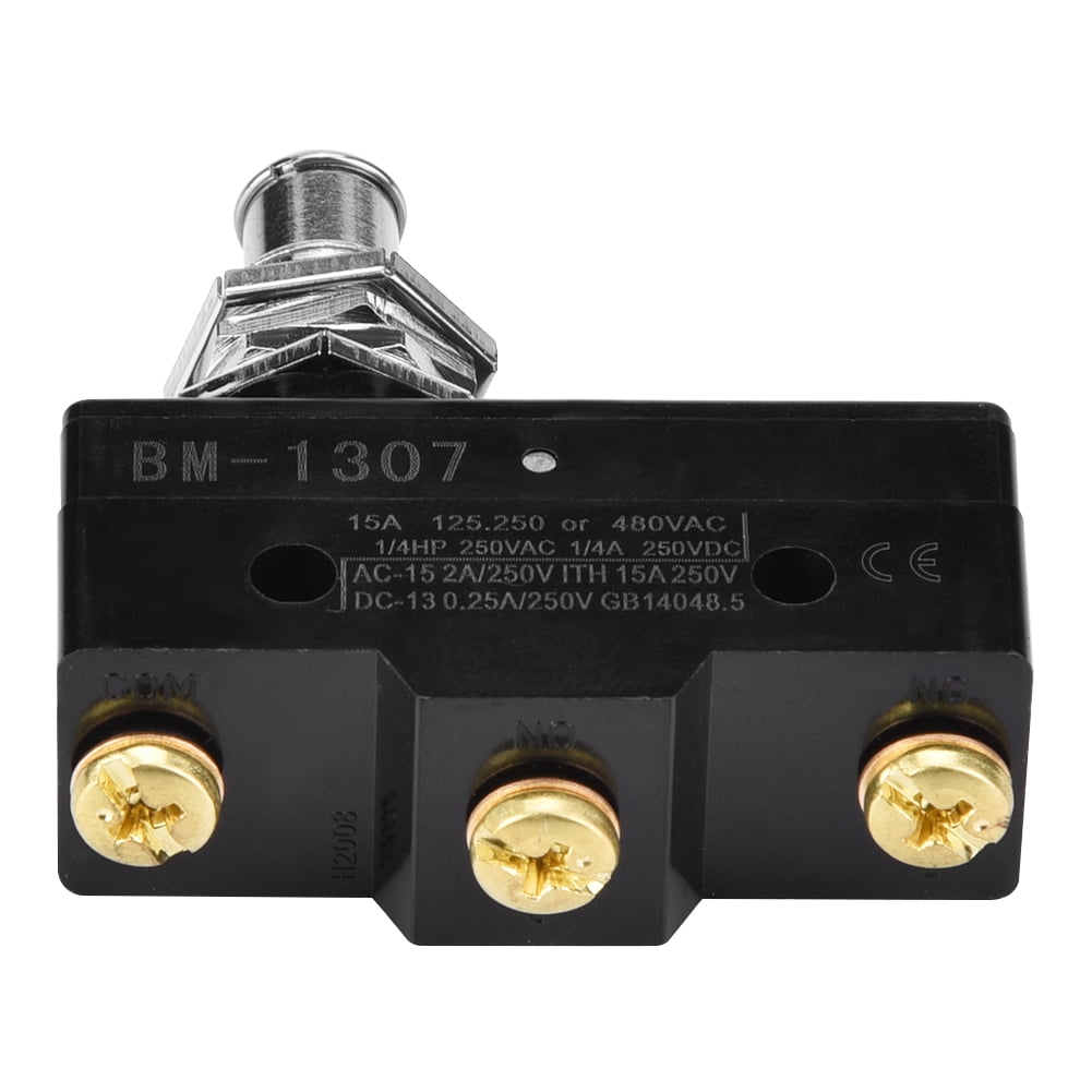 Micro Limit Switch, 15A Miniature Snap Action Switch Momentary Switch ...