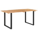 vidaXL Dining Table Kitchen Table Dining Room Dinner Table Solid Acacia ...