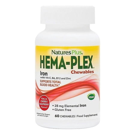 Nature's Plus Hema-plex Chewable Tablets 60 (3768) | Walmart Canada
