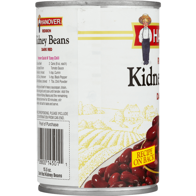 Hanover Kidney Beans Chili Recipe Label | Bryont Blog
