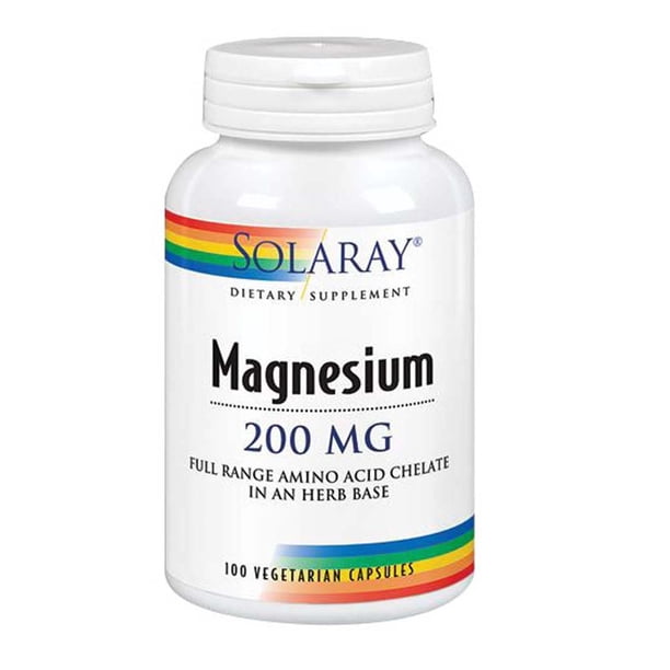 Suplemento Solaray Magnesio 100 cápsulas (paquete de 6) | Walmart en línea