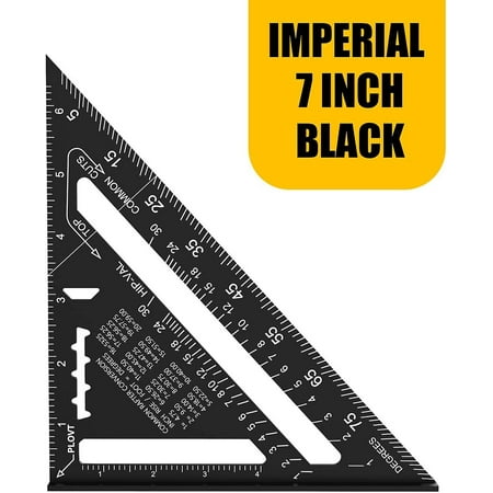 Junmo Professional Imperial Triangle Square Carpentry Angle Ruler ...