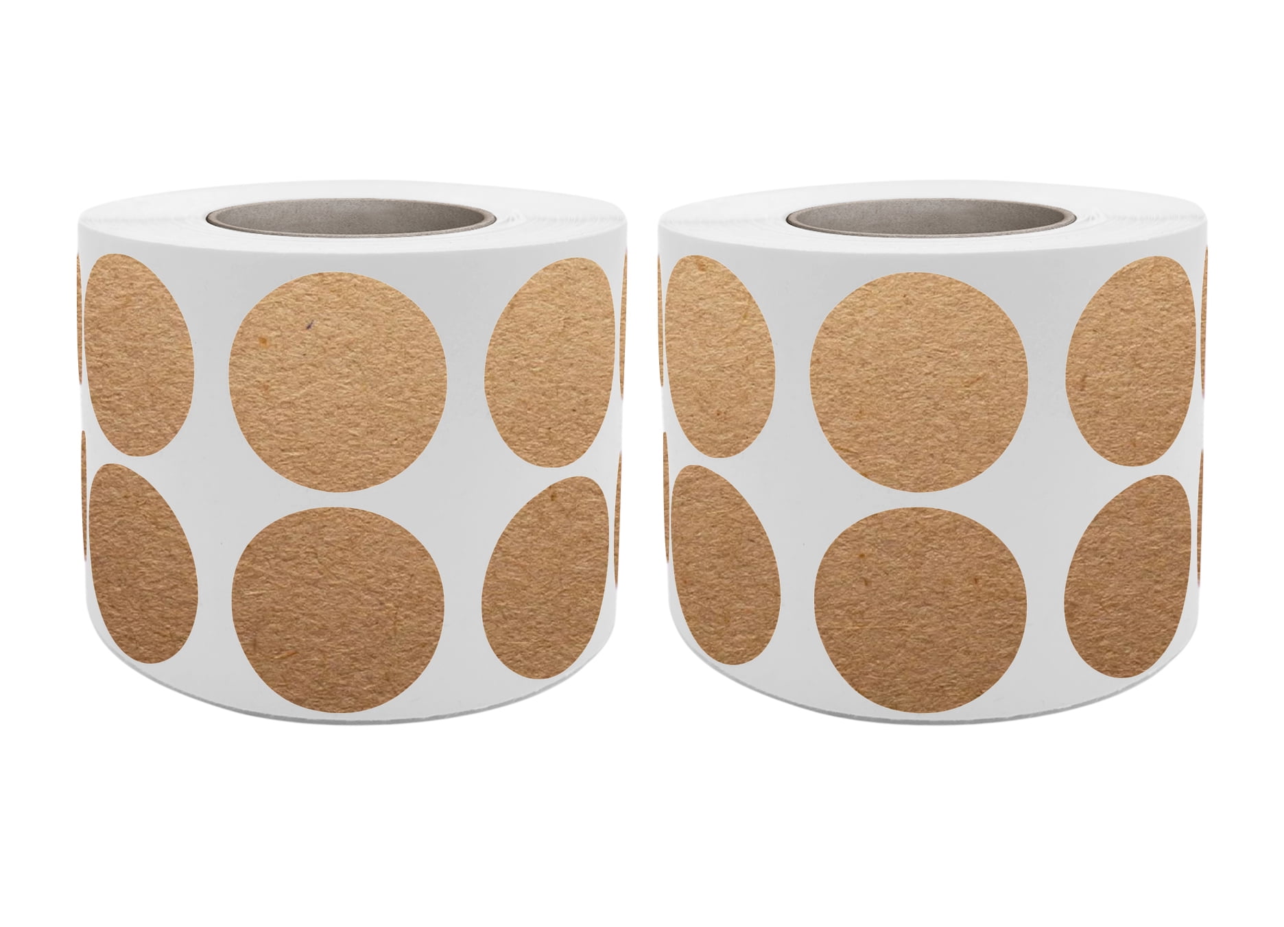 Royal Green Plain Sticker Roll 3/4 Inch Round Labels (19MM) Kraft 2100 ...
