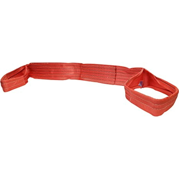Red Cargo Tow Strap Hauling Webbing Cargo Sling (10,000 Pound Rated ...