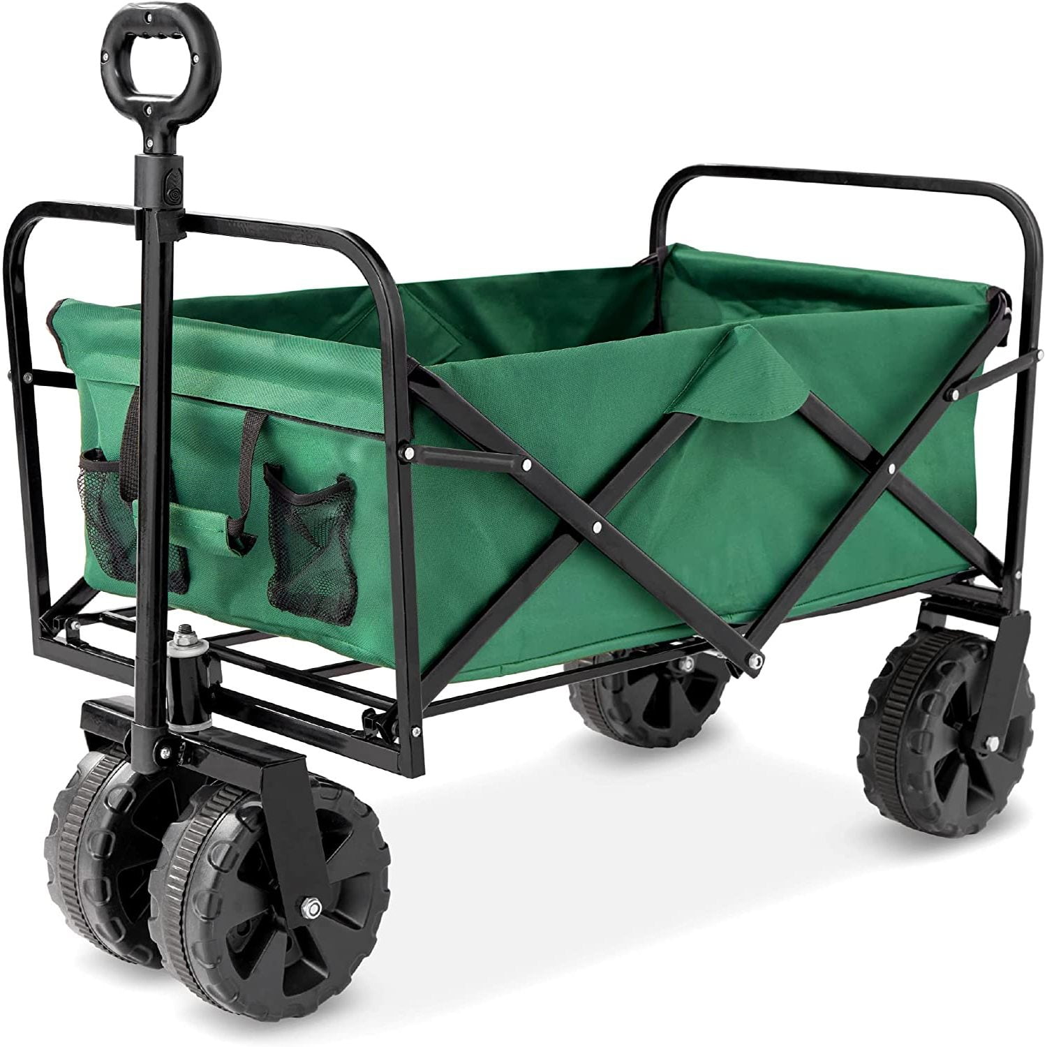 Bilot 36in Collapsible Folding Utility Wagon, Multipurpose Indoor ...