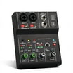 -A4 Professional Portable Digital Dj Console with USB Mixer Border Live ...