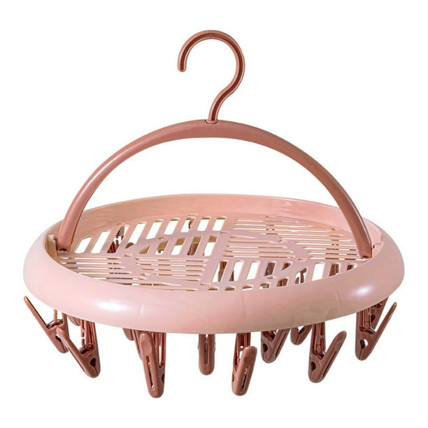 Laundry Hangerwith Clips,Round Drying Rack Clothes Round Clothes ...
