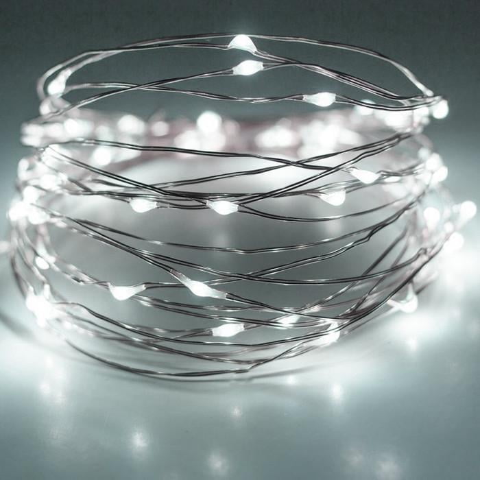 LED Coil Wire String Light Battery Operated, 20 LED, 4-Feet - Walmart.com