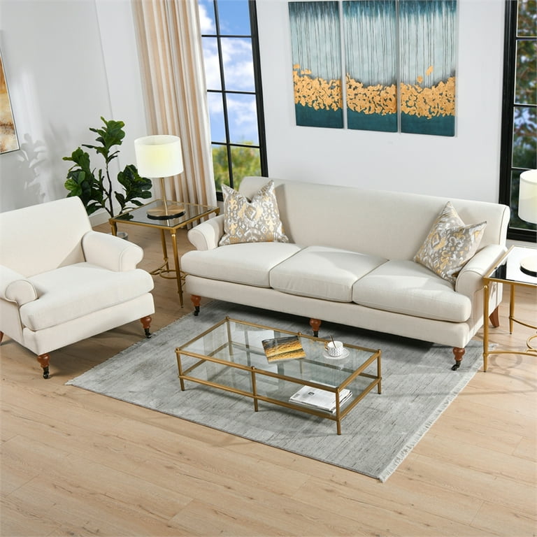 Small Sofa With Casters | Baci Living Room