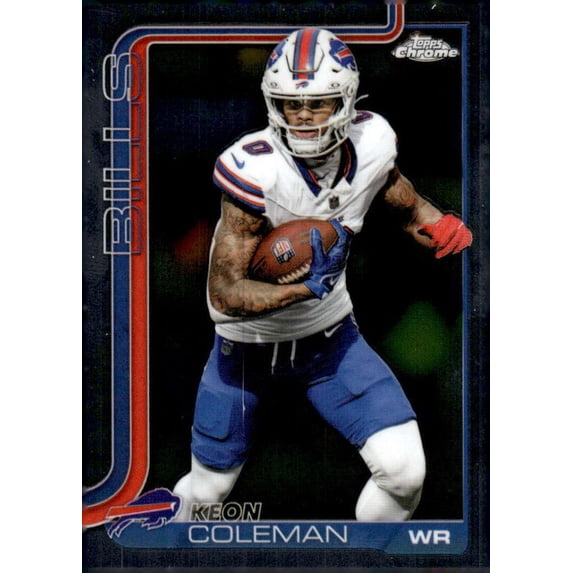 2025 Topps Chrome #30 Keon Coleman Buffalo Bills NFL Football Base ...