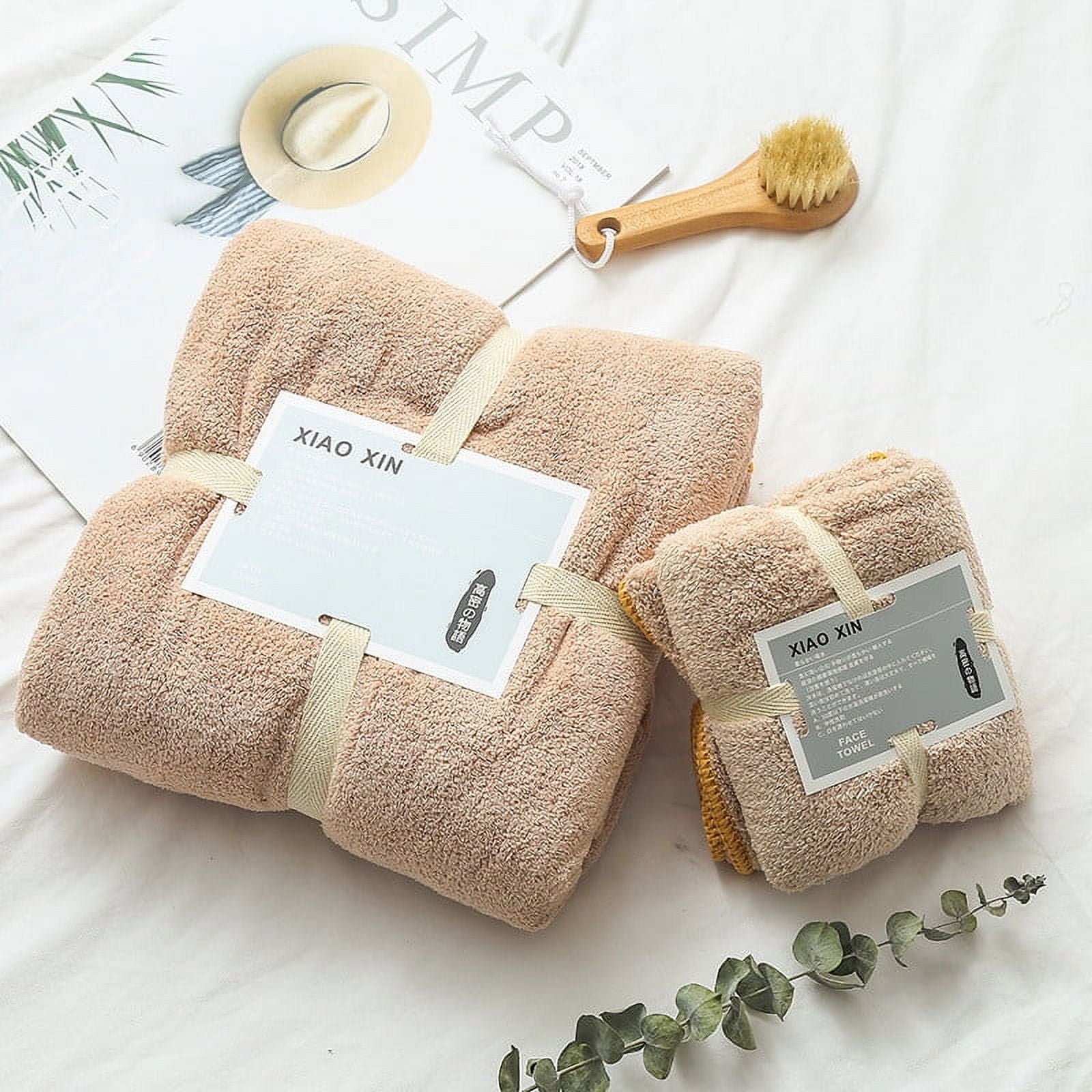 Click here for Egnmcr Bath Towels  Face Towels Cotton 2 In 1 Bath... prices