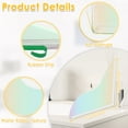 HOTBEST 2Pcs Shower Splash Guard Acrylic Bathroom Shower Water Guard ...
