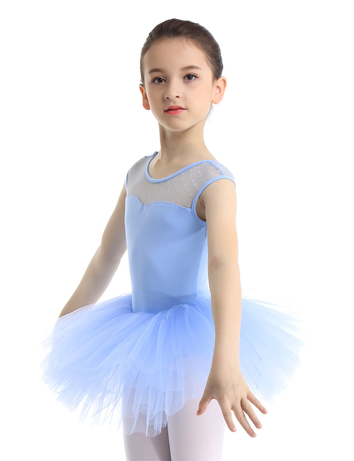 Alvivi Kids Girls Ballet Tutu Dress Dance Leotard Outfit Ballerina ...