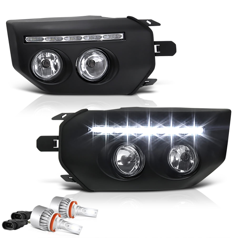 VIPMOTOZ For 2007-2015 Toyota FJ Cruiser LED Strips DRL Fog Lights ...