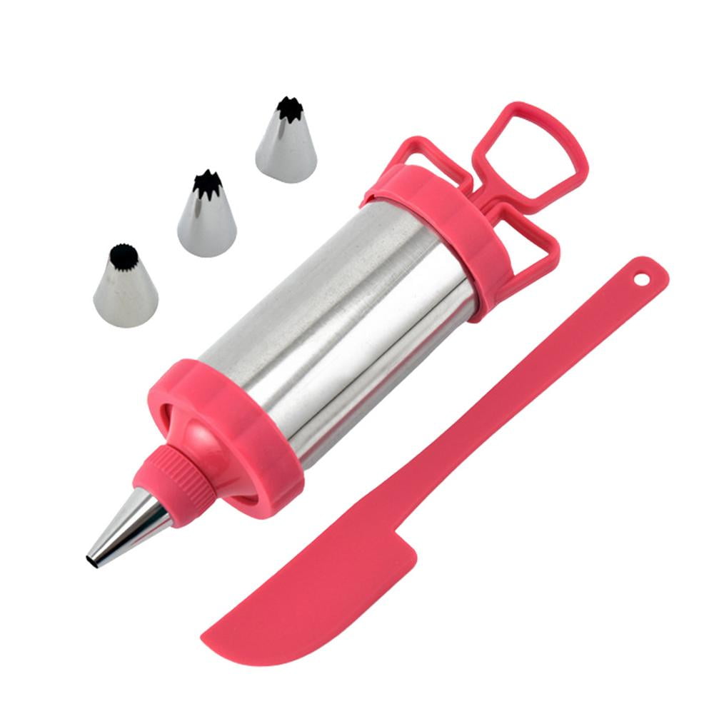 Pastry Filling Injector Syringe Decorating Kit, Stainless Steel Icing ...