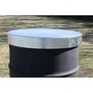 BB55 Versatile 55 Gallon Drum Burn Barrel with Removable Lid for Trash ...