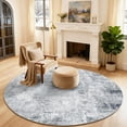 4ft Round Bedroom Rug Washable: Circle Rugs For Living Room Boho ...