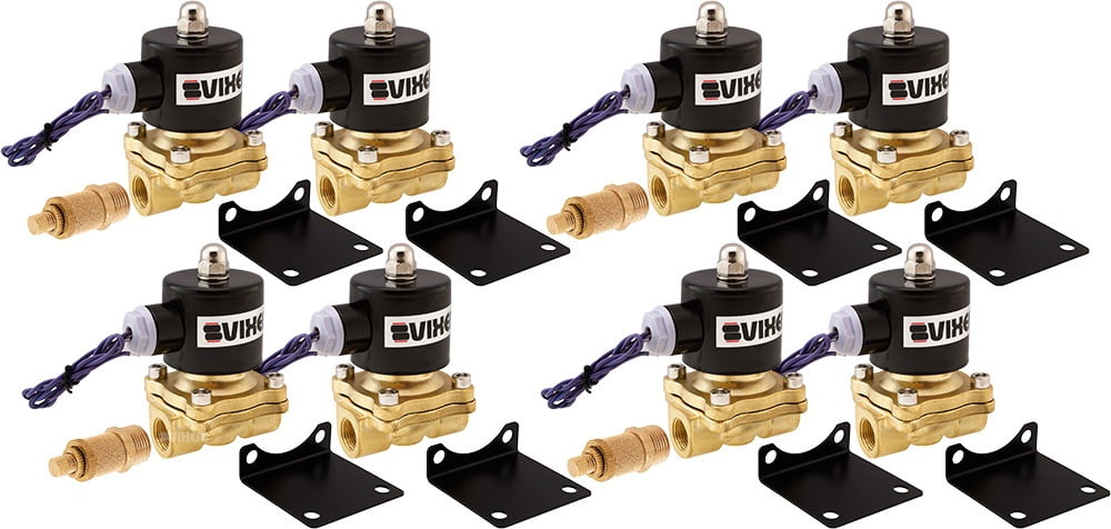 Vixen Air 3/8" NPT Air Ride Suspension High Flow Electric Air Valve ...