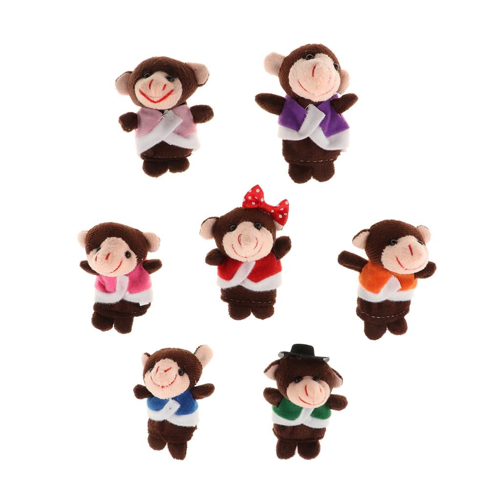 Click here for Esquirla Finger Puppets Set  Five Little Monkeys J... prices