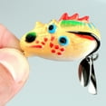 1. 3.5cm PVC Ray Frogs Crankbait Lures with Double Hook for Blackfish ...
