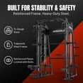 Mikolo M11 Smith Machine with Weight Bench, 450LBS Dumbbell Set with ...