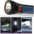 Solar/Rechargeable Multi Function 1000 Lumens LED Flashlight, with ...