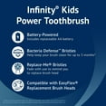 Equate Infinity Kids Power Toothbrush with 2 Bacteria Defense Brush ...