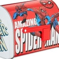Spider-Man Small Tin Mailbox, 1 Count, with Flag, 3 inches high, 4 ...