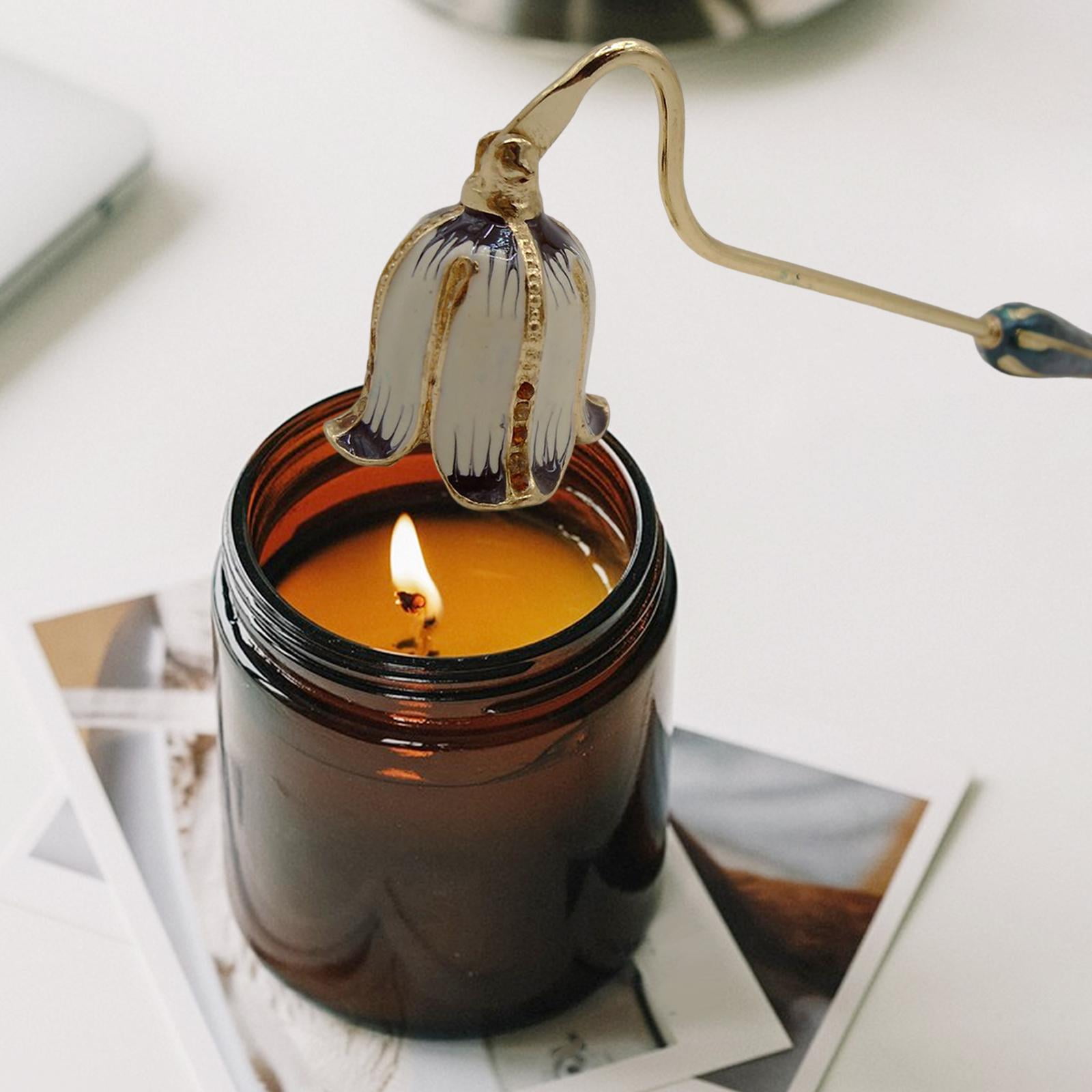 Decorative Candle Bell Candle Extinguisher Long Handle Putting Out ...