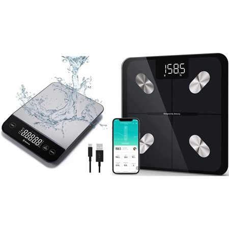 Luminary 22lb Food Kitchen Digital Scale, 304 Stainless Steel & Smart ...