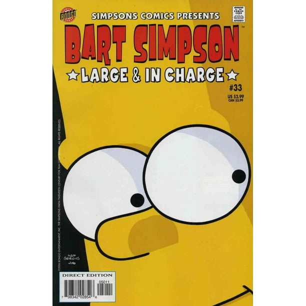 Simpsons Comics Presents Bart Simpson #33 VF ; Bongo Comic Book ...