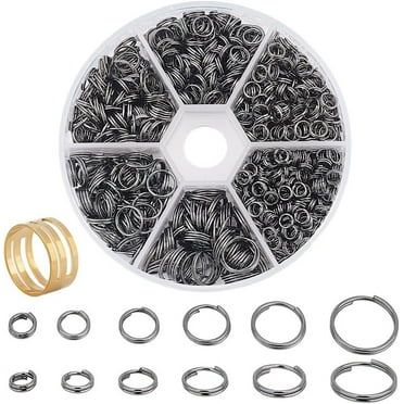 10pc 10x2mm 304 Stainless Steel Split Rings Double Loops Jump Rings ...