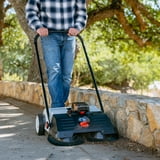 Tomahawk Power 22" Push Sweeper with Double Brush System and 18V ...