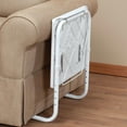EasyComforts Foldable Plastic Tray Table - Adjustable, Ideal for Dinner ...