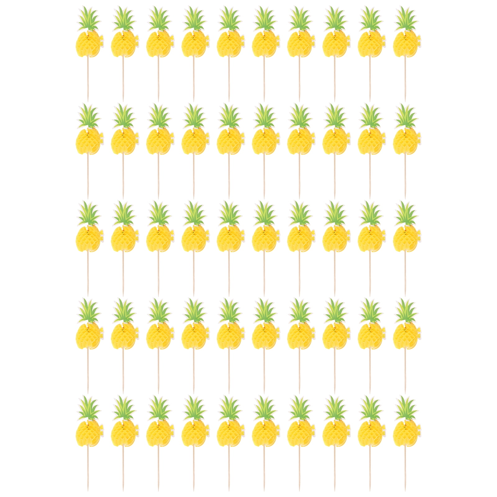 Hemoton Cake Picks Topper Cocktail Summer Fruit Tropical Hawaiian ...