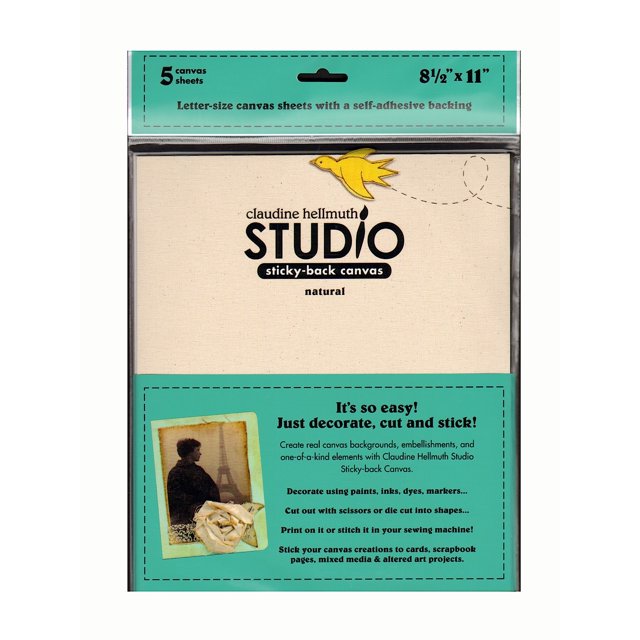 Sticky-Back Canvas 8.5 in. x 11 in., natural (pack of 2) - Walmart.com