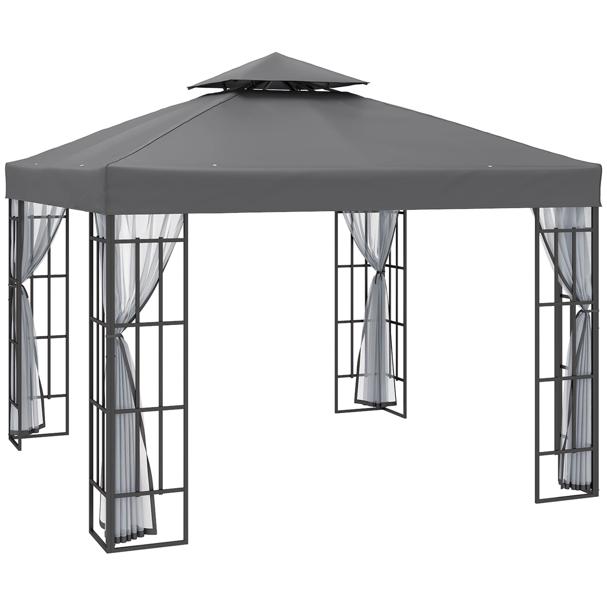 Click here for Outsunny 10x10 Garden Gazebo Outdoor Sunshade Port... prices