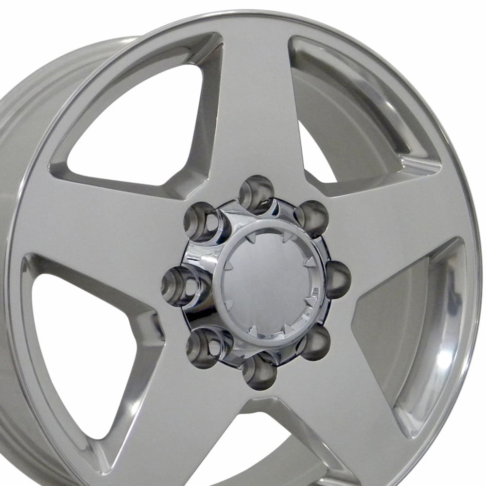 20x8.5 Wheels Fit Heavy Duty GM Trucks - Chevy Silverado Style 8 Lug ...
