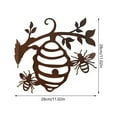 Metal Bee Hive Garden Decor / Metal BeeHive Garden Gift / Honey Home ...