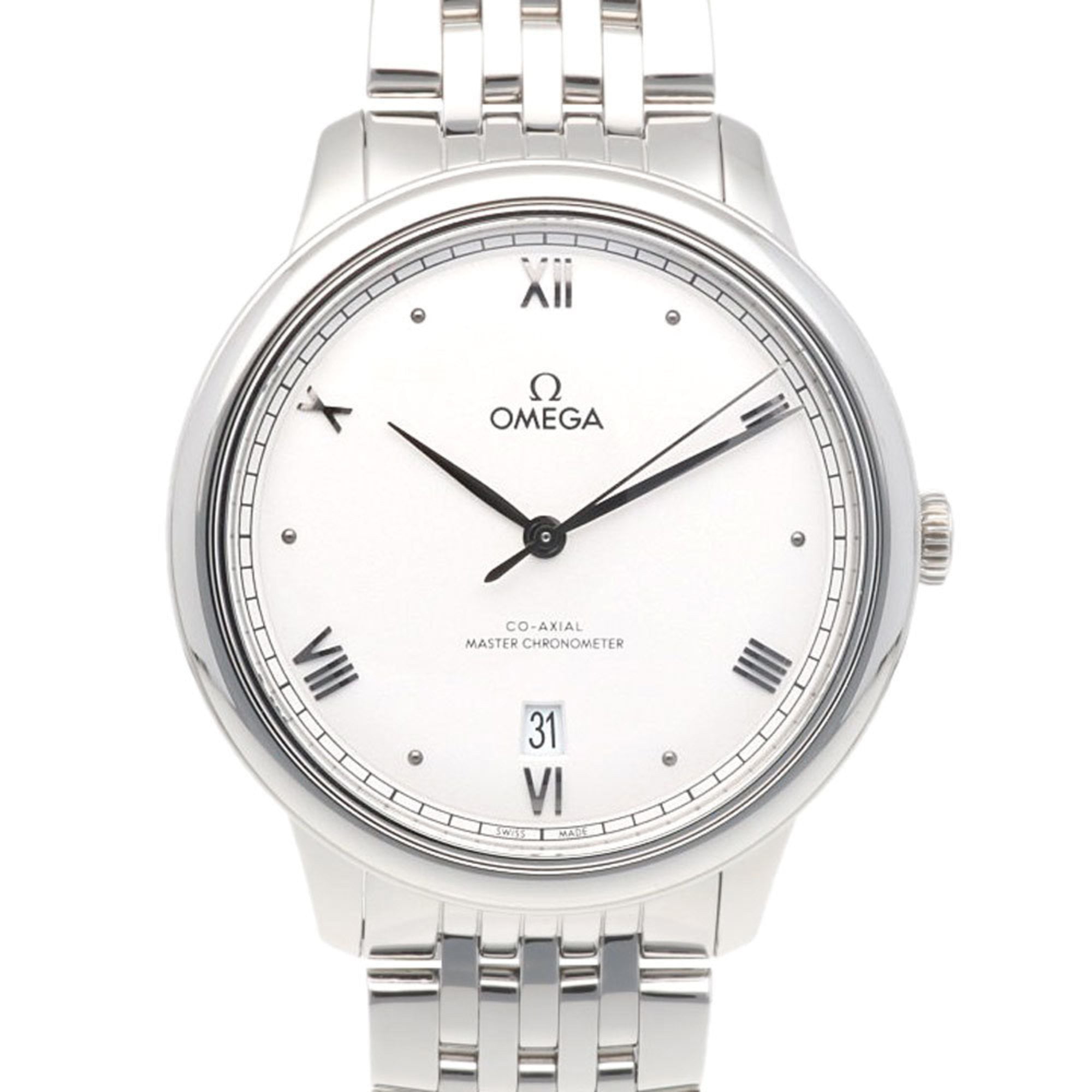 Pre-Owned Omega De Ville Prestige Stainless Steel Automatic Men's Watch ...