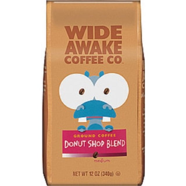 wide awake coffee donut shop blend ground coffee, 12 ounce - Walmart.com
