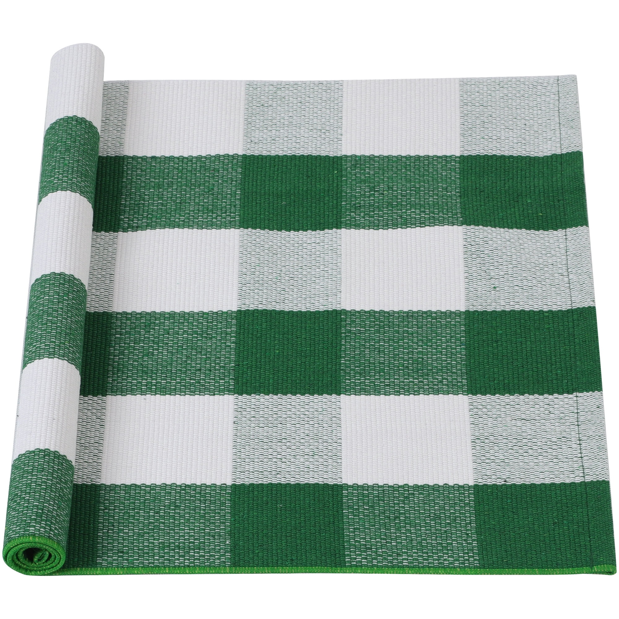 Click here for Unique Bargains Cotton Carpet Checkered Plaid Door... prices