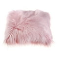 Fluffy Pillowcase Plush Faux Fur Square Throw Pillow Cover Merino Style ...